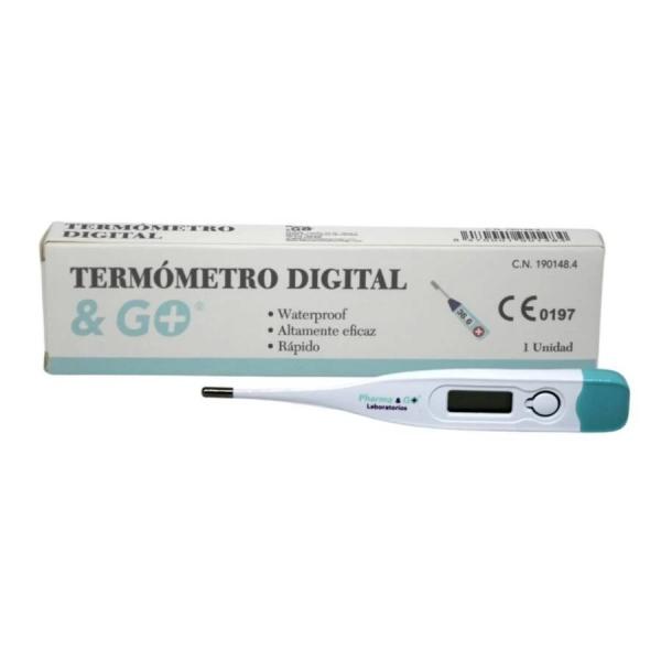 Termómetro Digital &GO Waterproof, Altamente Eficaz y Rápido. Pharma Go ...