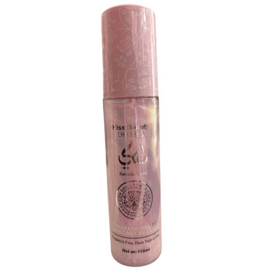 Esencia Árabe con Brillo Spray cara y cuerpo 110 ml. Kiss Beauty ...